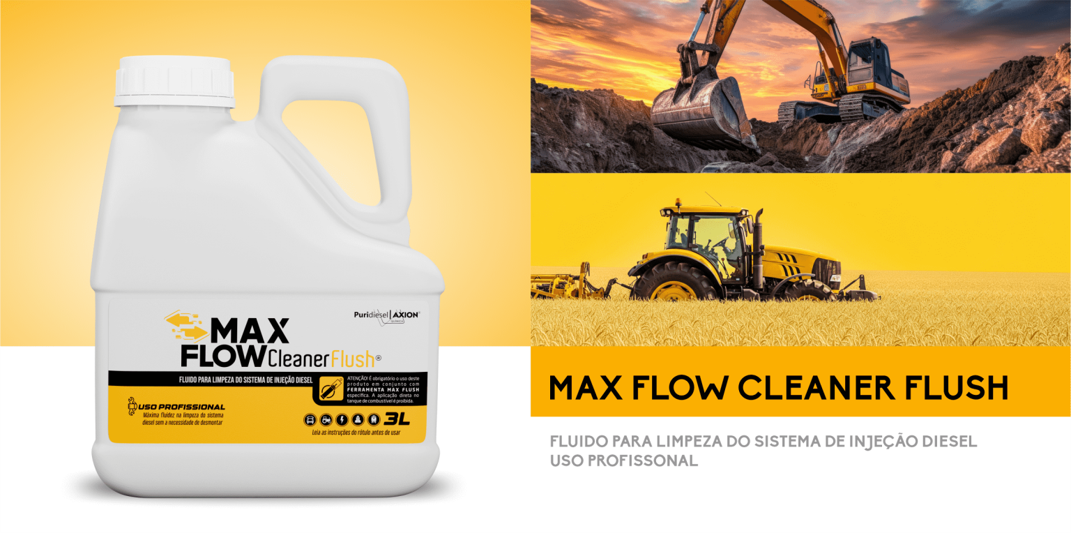 Max Flow Cleaner Flush | Fluido para Limpeza do Sitema de Injeção Diesel